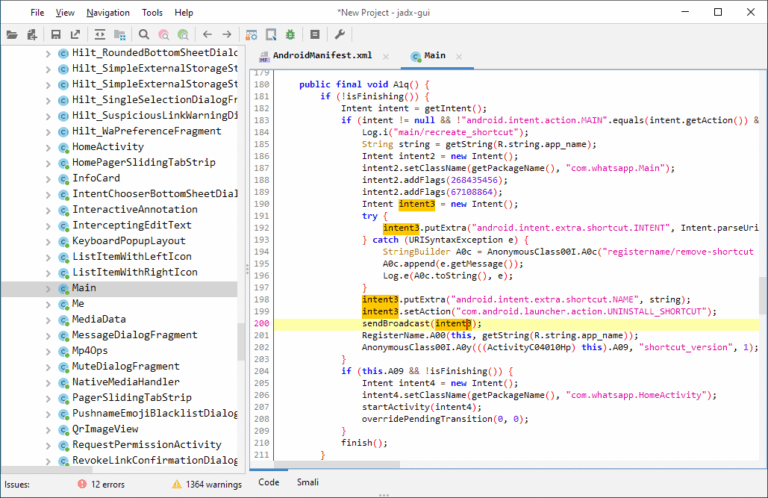 JADX - Dex to Java decompiler - LinuxLinks