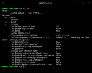 cljfmt - detect and fix formatting errors in Clojure code - LinuxLinks