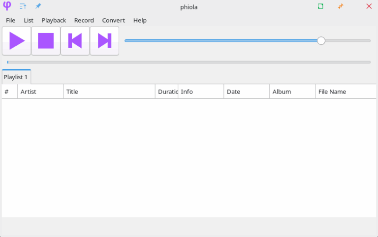 phiola - audio player, recorder, converter and streaming server ...
