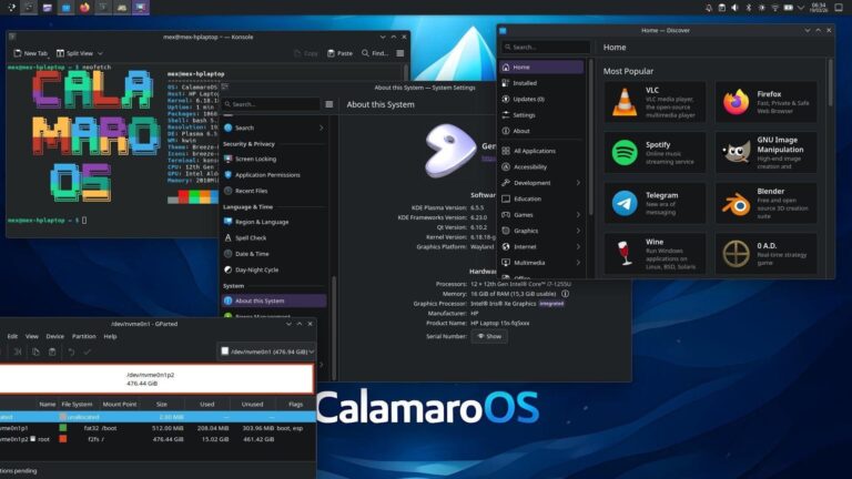 CalamaroOS - desktop Linux distribution - LinuxLinks