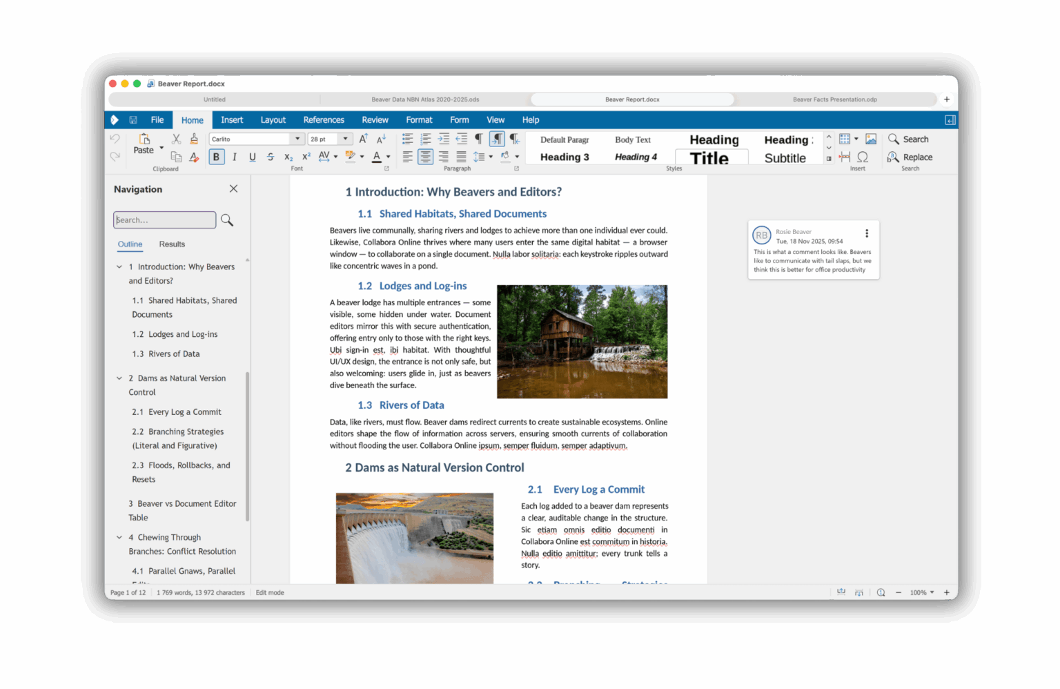 Collabora Office - desktop office suite - LinuxLinks