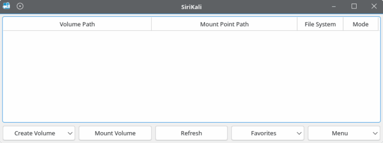 SirKali - Qt/C++ GUI front end - LinuxLinks