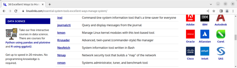 100 Essential and Must-Have GUI Linux Applications - LinuxLinks